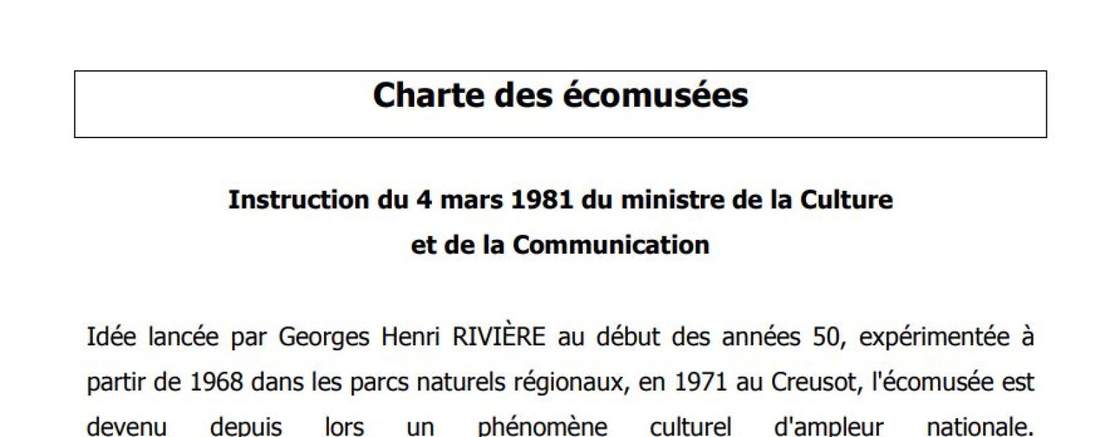 Qu'est-ce qu'un écomusée ? | ecomusee